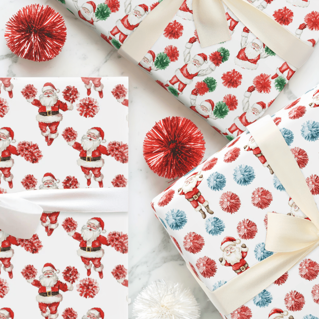 Cheerleading Santa – Aspen & Arlo
