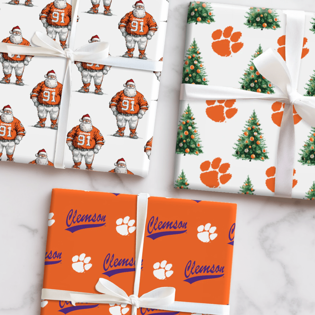 Clemson University Wrapping Paper – Aspen & Arlo Gift Wrap