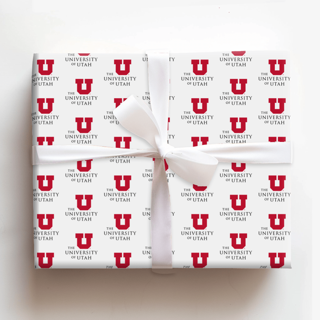 University of Utah Wrapping Paper: Collegiate Gift Wrap for Utes Fans ...