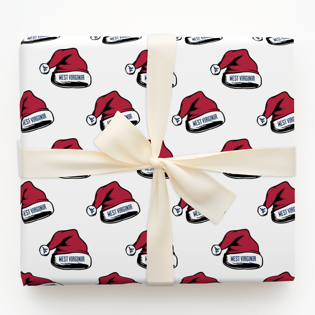 St. Nick of the Mountains Wrapping Paper: West Virginia Christmas Gift ...