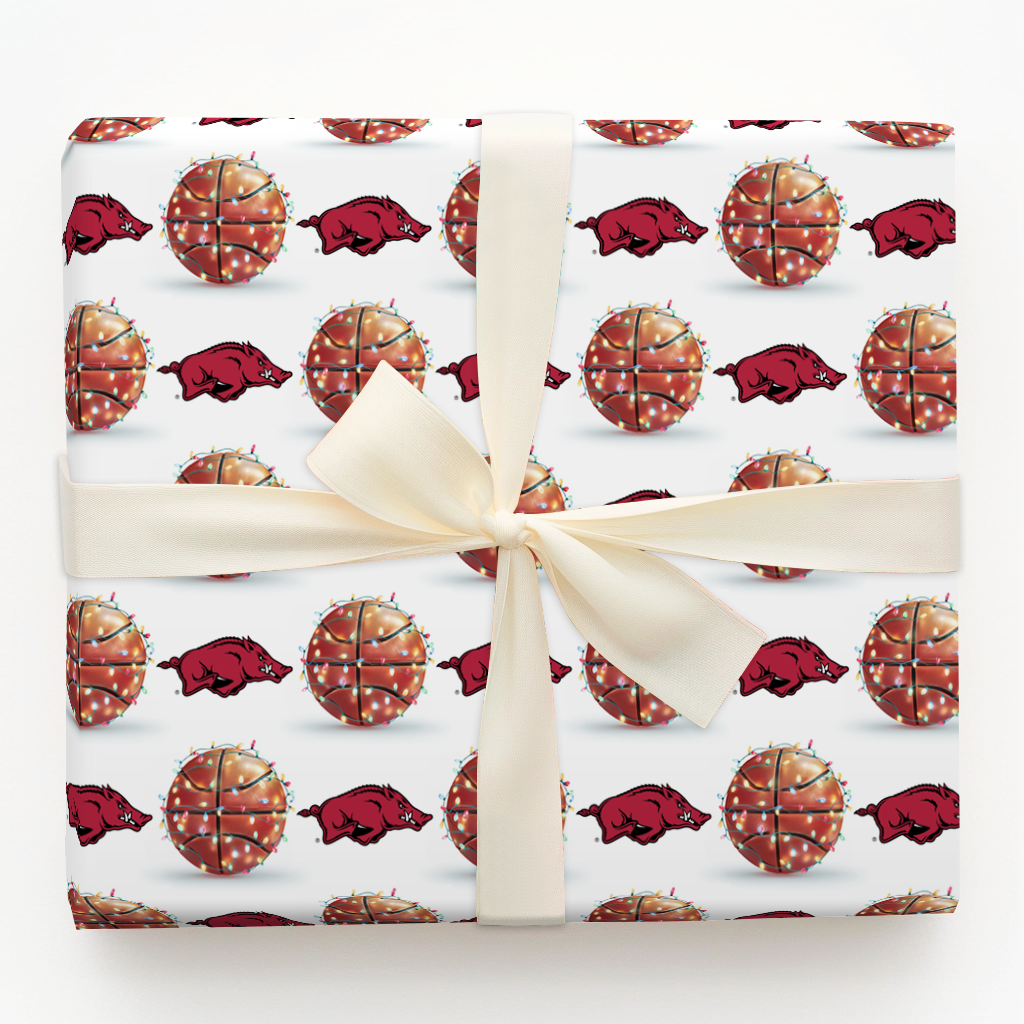 Holiday Hoops Hogs Wrapping Paper – Aspen & Arlo Gift Wrap
