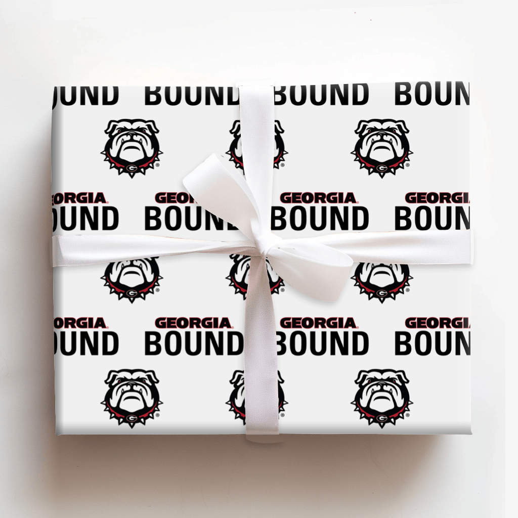 Georgia Bound Wrapping Paper: SEC Collegiate Gift Wrap – Aspen & Arlo
