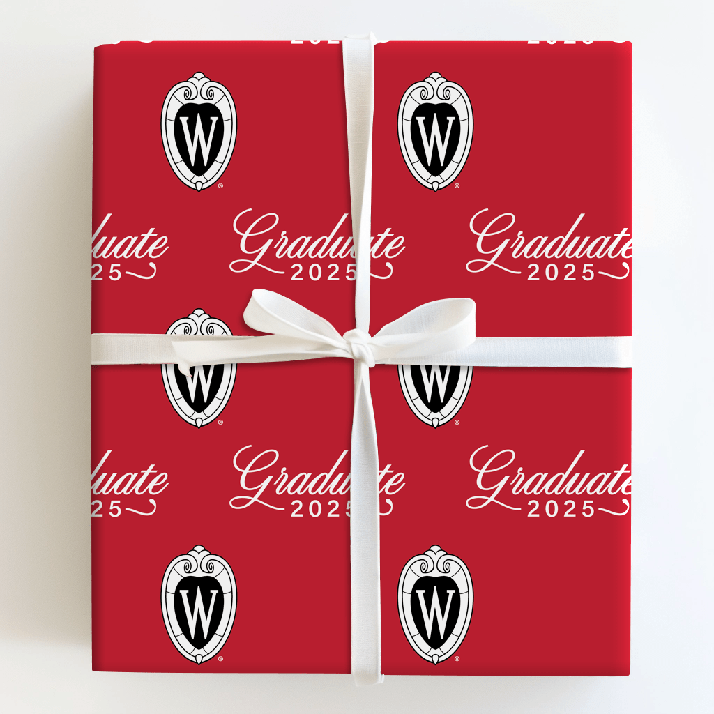 Seal of Tradition Wrapping Paper: Wisconsin Graduation Gift Wrap ...