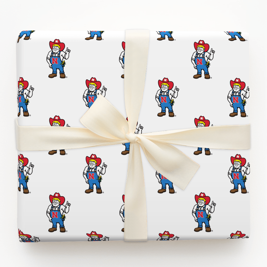 Cornfield Cowboy Wrapping Paper: Nebraska Collegiate Gift Wrap Wrapping ...