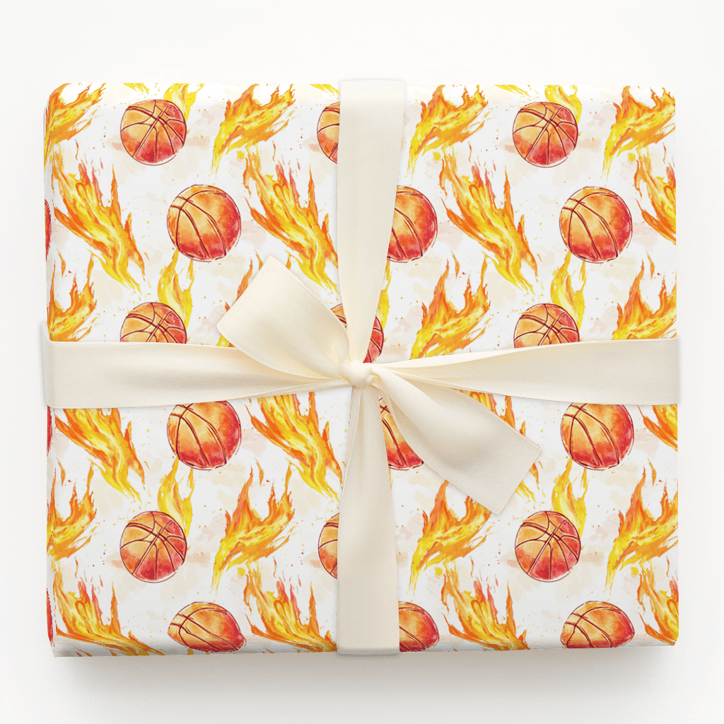 Unstoppable Wrapping Paper: Basketball Boy Gift Wrap Wrapping Paper ...