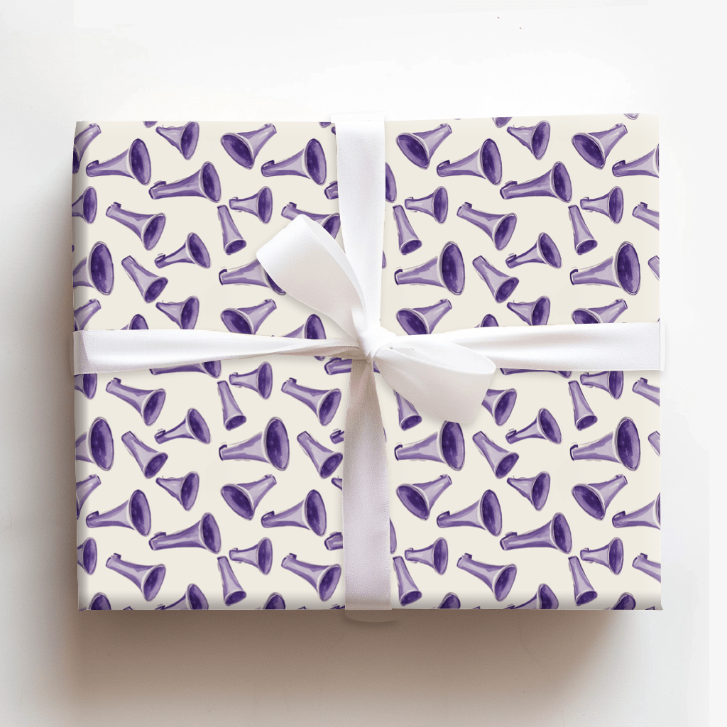 Roll Call Wrapping Paper: Cheerleading Gift Wrap – Aspen & Arlo