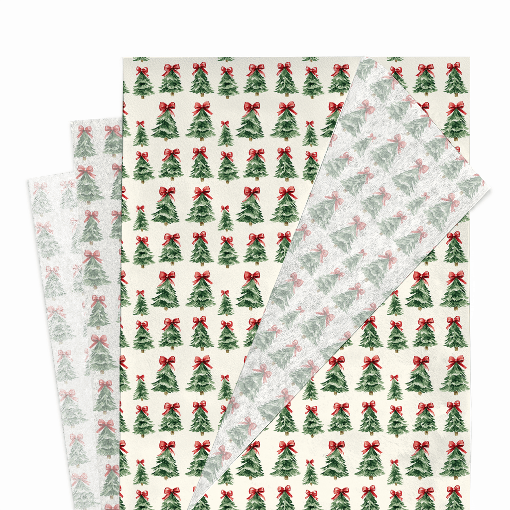 Rosy Ties Tissue Paper Wrapping Paper – Aspen & Arlo Gift Wrap