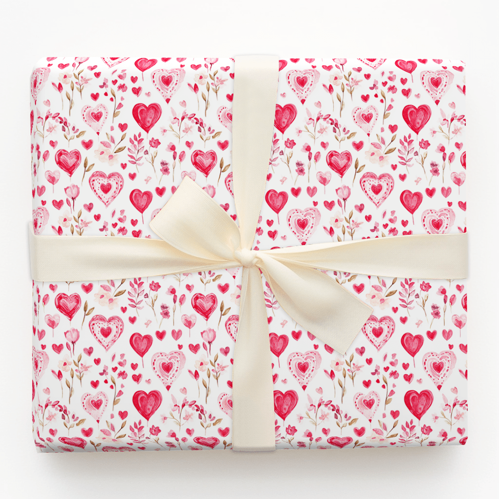 Love Lollipops Wrapping Paper: Valentine's Day Gift Wrap – Aspen & Arlo