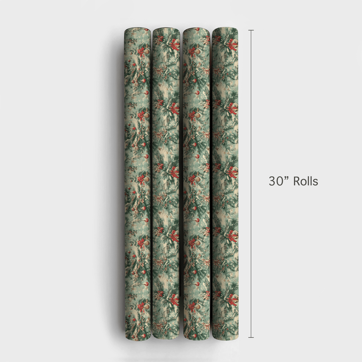 Josephine Winter Wrapping Paper: Christmas Holiday Gift Wrap Wrapping ...