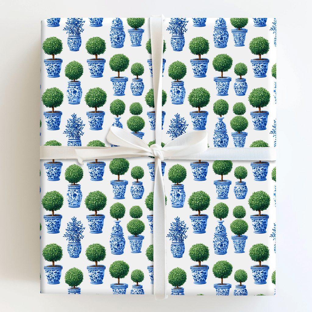 Shrub Club Wrapping Paper: Floral Home Decor Gift Wrap – Aspen & Arlo