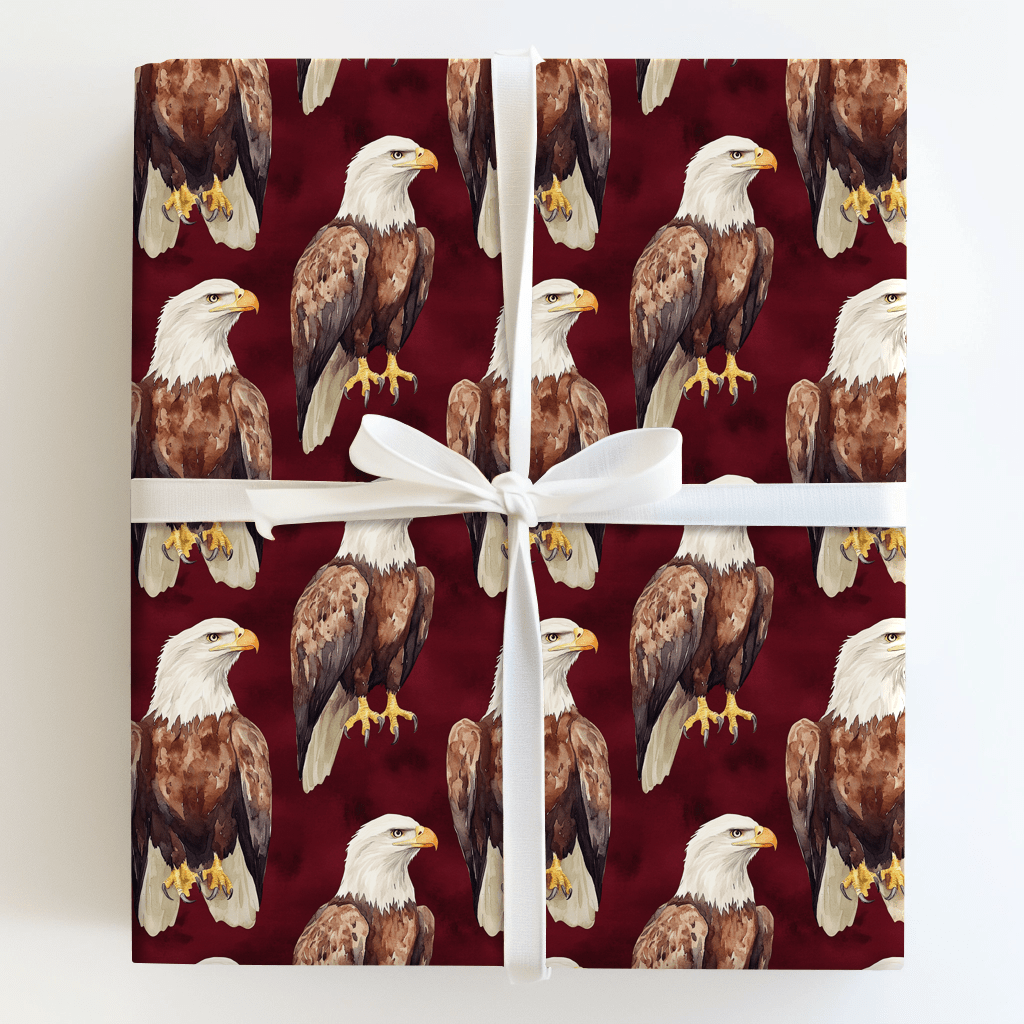 Eagle Gaze Wrapping Paper: Graduation Eagle Gift Wrap – Page 1Wrapping ...