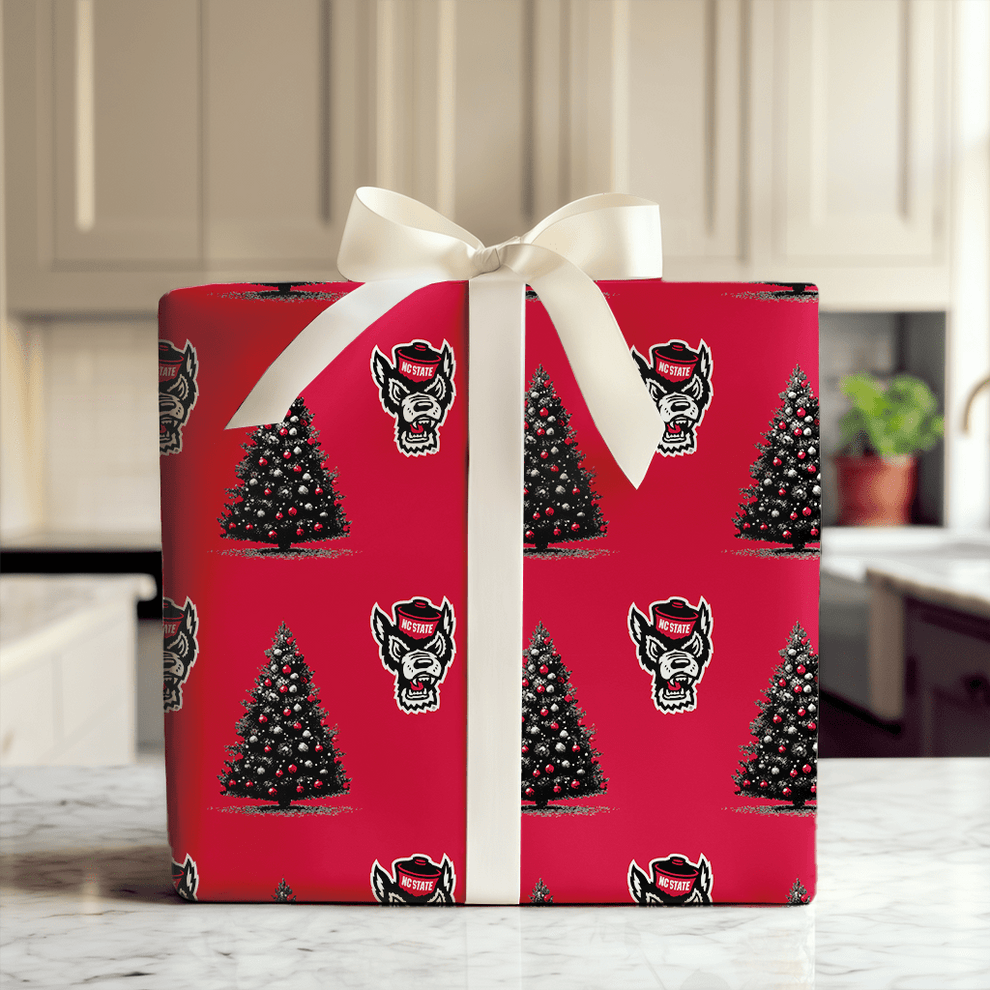 Wolfpack Holiday Tree Wrapping Paper – Aspen & Arlo Gift Wrap