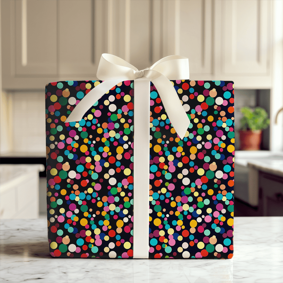 Birthday Sprinkle Wrapping Paper: Classic Birthday Gift Wrap – Aspen & Arlo