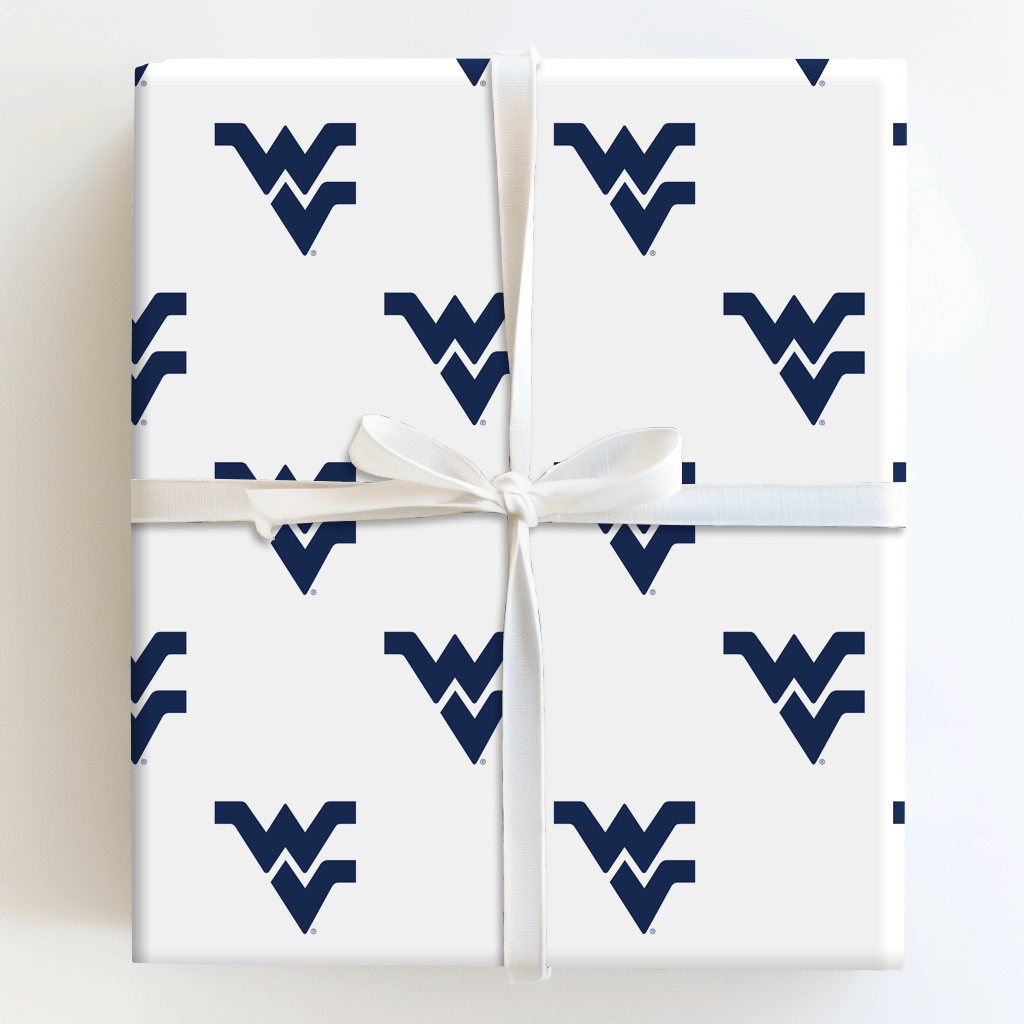 Bold WV Icon Wrapping Paper: West Virginia Gift Wrap – Aspen & Arlo