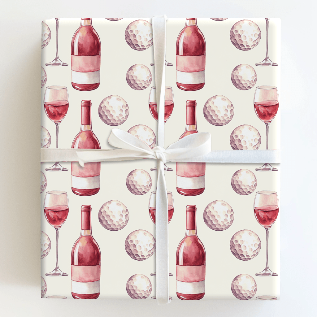 Clubhouse Brunch Wrapping Paper: Golf Game Gift Wrap – Aspen & Arlo