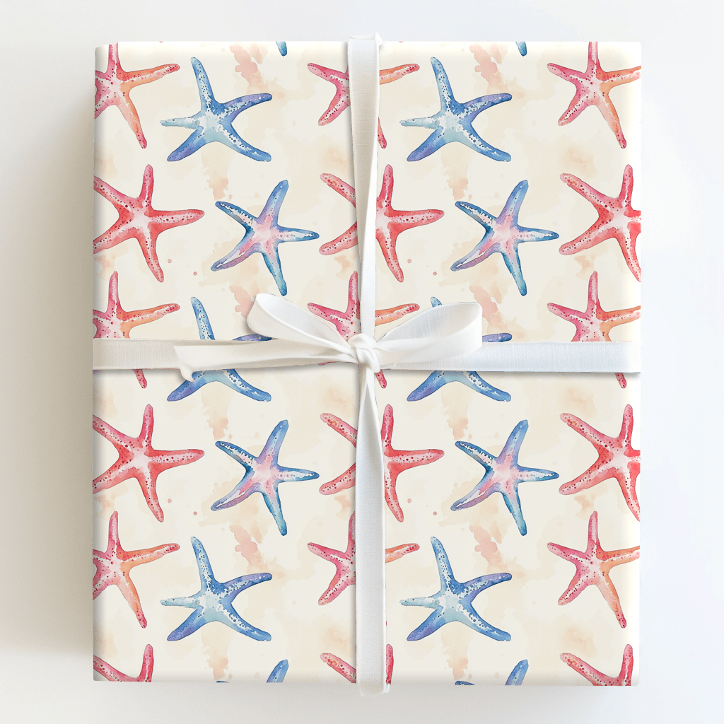 Stardust Shine Wrapping Paper: Mermaid Beach Gift Wrap – Aspen & Arlo