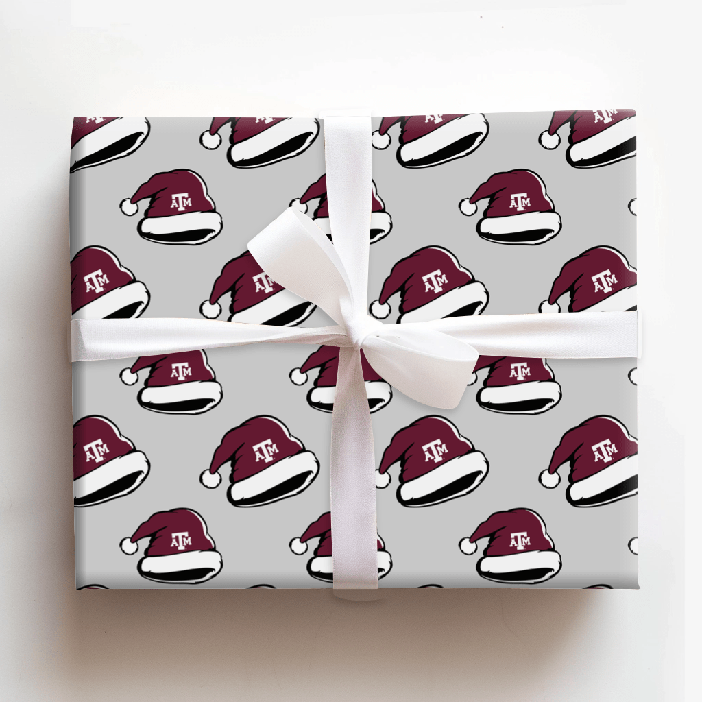 Santa’s an Aggie – Page 1Wrapping Paper – Aspen & Arlo Gift Wrap