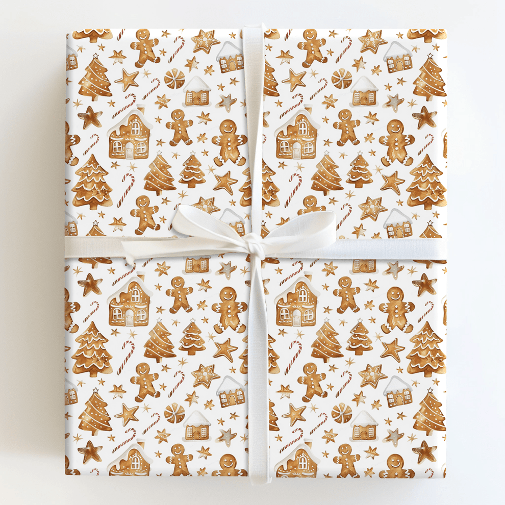 Holiday Sugar Wrapping Paper: Christmas Cookie Gift Wrap – Aspen & Arlo