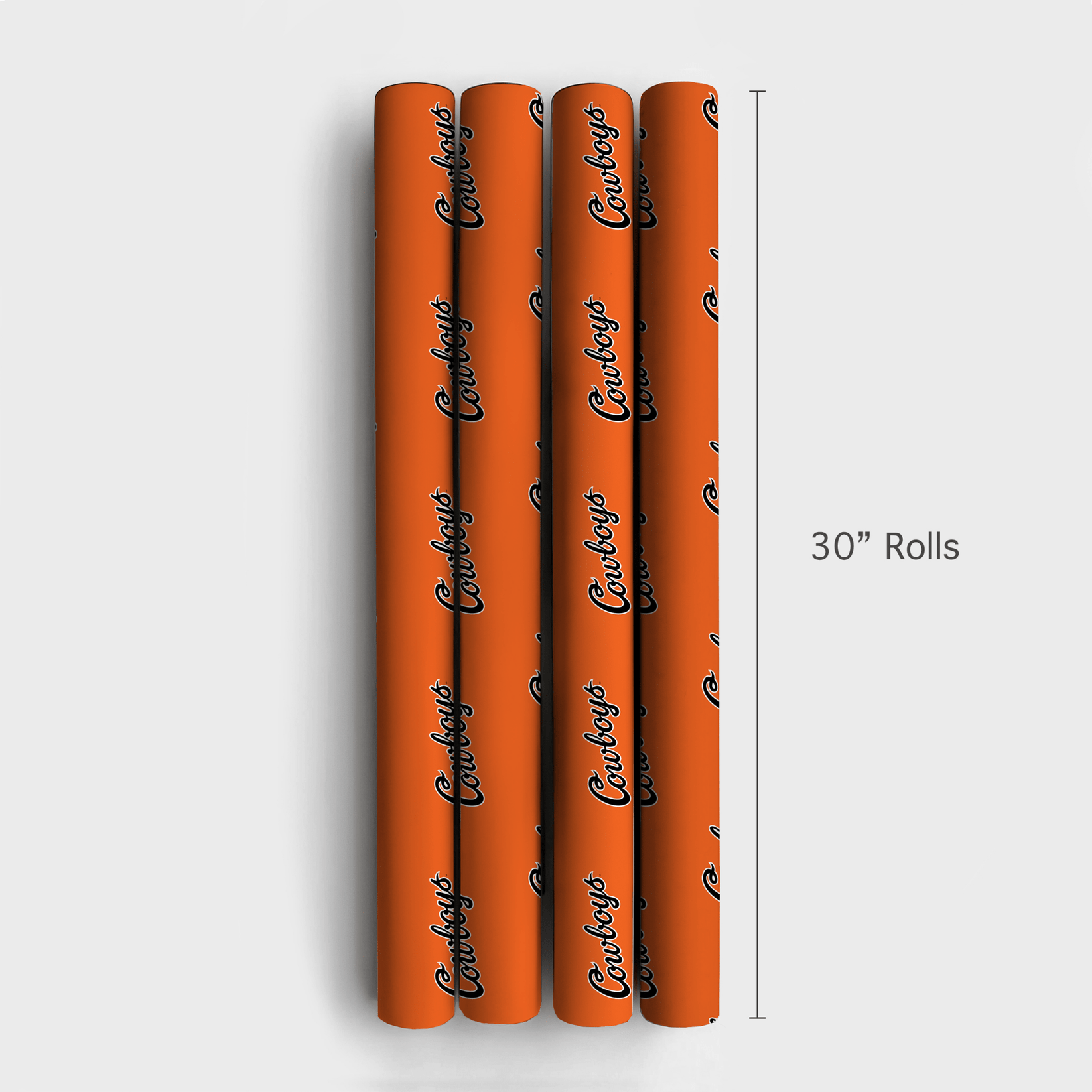 Cowboy Signature Wrapping Paper: Oklahoma State Gift Wrap – Aspen & Arlo