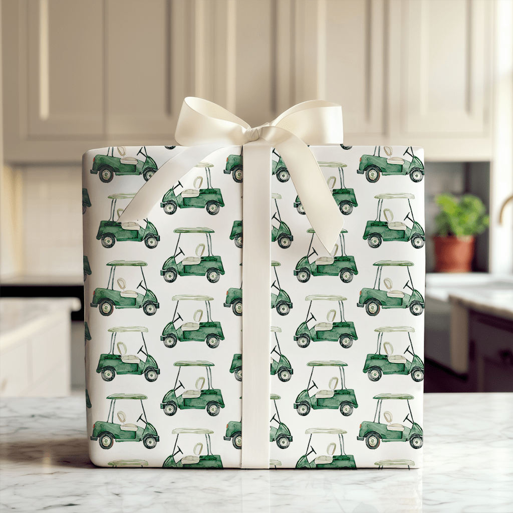 Ridgeway Country Club Wrapping Paper: Golf Sport Gift Wrap Wrapping ...