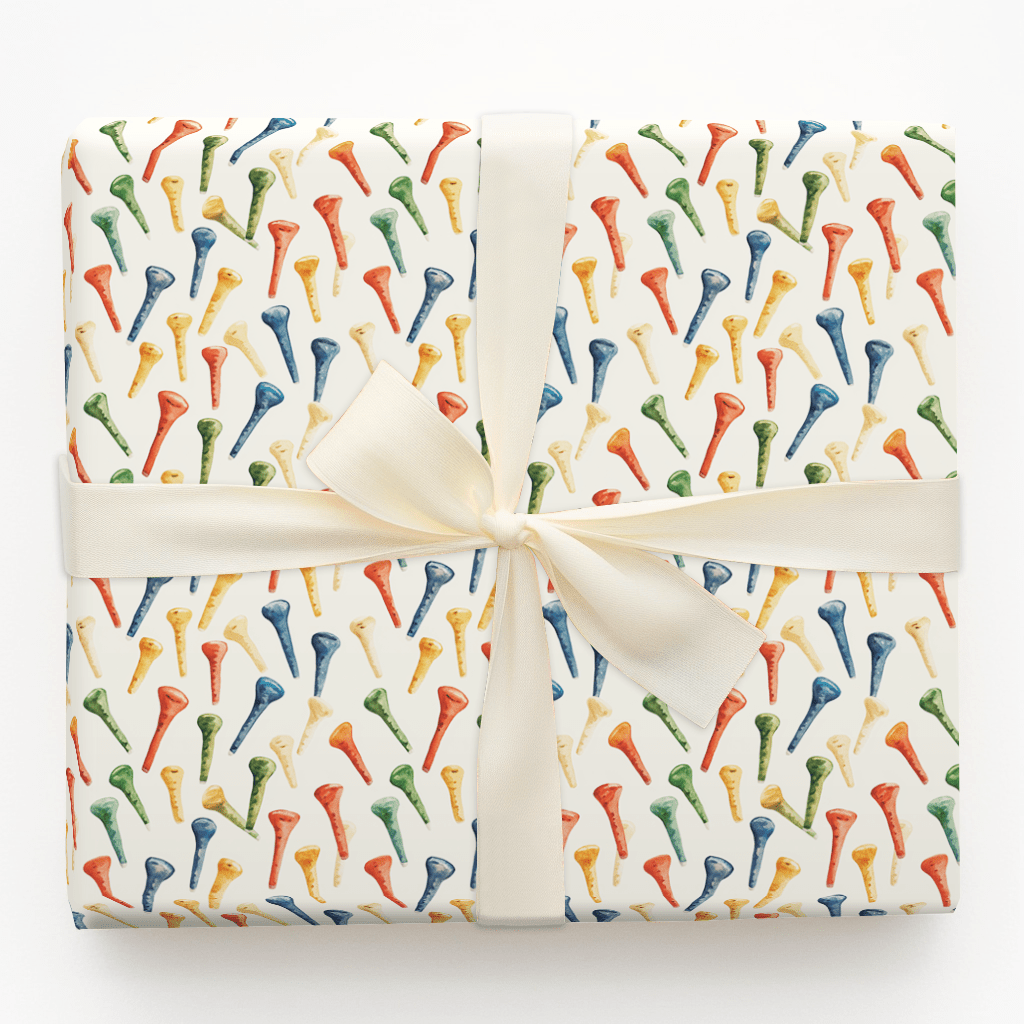 Save the Tee Wrapping Paper: Golf Gift Wrap for Father's Day and ...