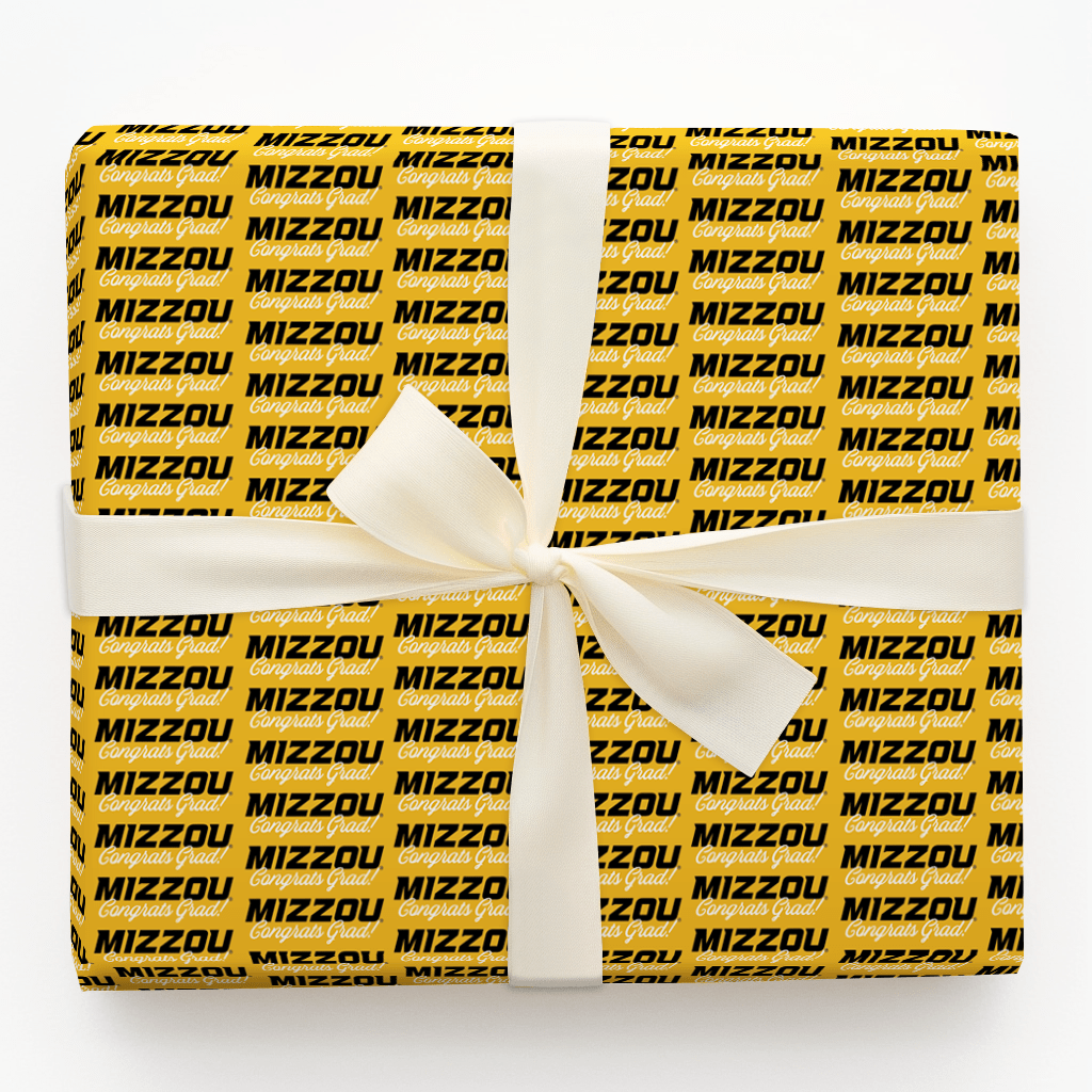 Congrats Mizzou Grad Wrapping Paper: Missouri Graduation Gift Wrap ...
