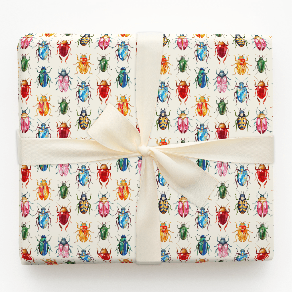 The Ledger Collection - Buggin' Around Wrapping Paper: Beetle Insect ...