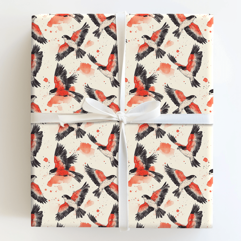 Let's Go Falcons Wrapping Paper: Falcon Graduation Gift Wrap Wrapping ...