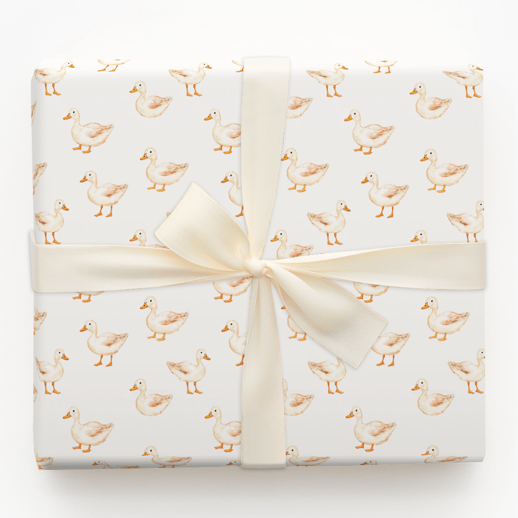 Duck Duck Easter Wrapping Paper: Cute Duck Gift Wrap for Kids – Aspen ...