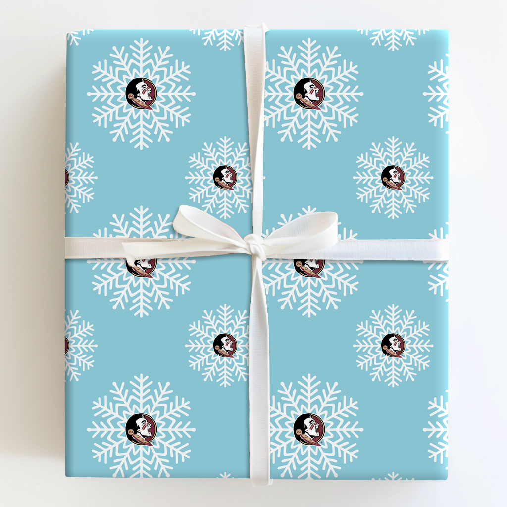 FSU Snowflake Wrapping Paper – Aspen & Arlo Gift Wrap