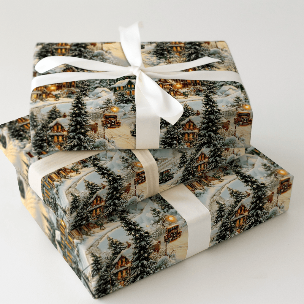 Wonderful Vintage Eve Wrapping Paper: Classic Christmas Gift Wrap ...