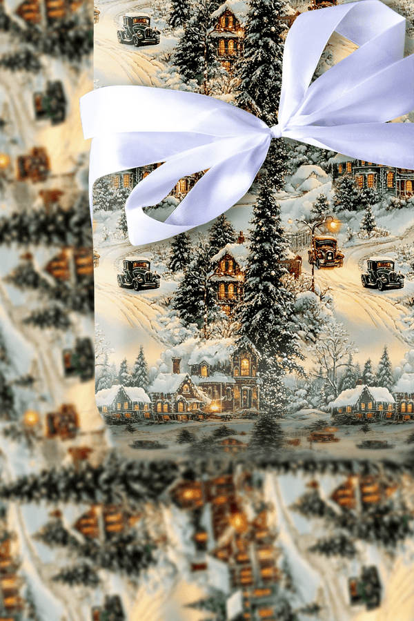 Wonderful Vintage Eve Wrapping Paper: Classic Christmas Gift Wrap ...