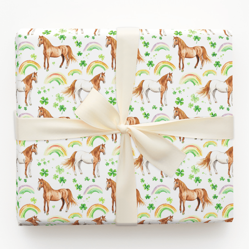 Rainbows Mane Wrapping Paper: Horse Gift Wrap for Animal Lovers – Aspen ...