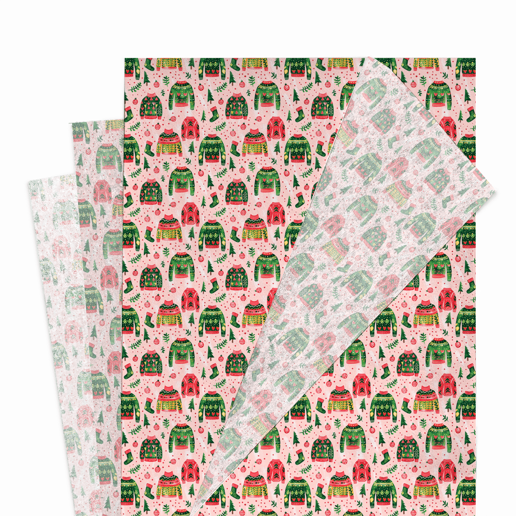 Sweater Aisle Tissue Paper Wrapping Paper – Aspen & Arlo Gift Wrap