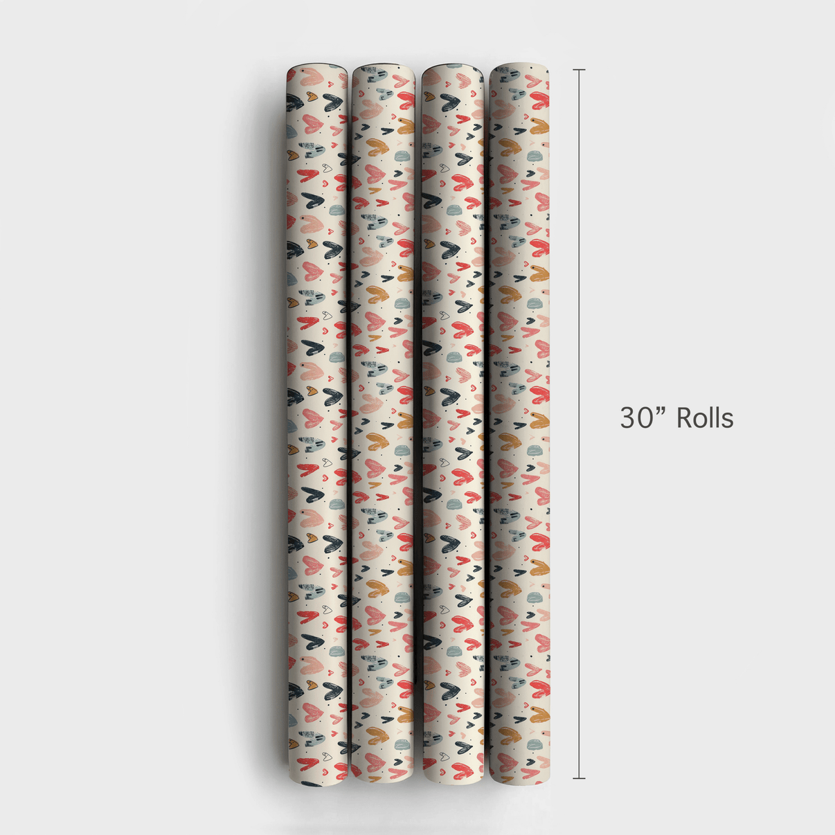 Love, Addy Wrapping Paper: Heart Love Gift Wrap – Aspen & Arlo