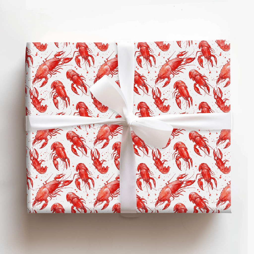 Let the Good Tails Roll Wrapping Paper: Crawfish & Bourbon Street Gift ...