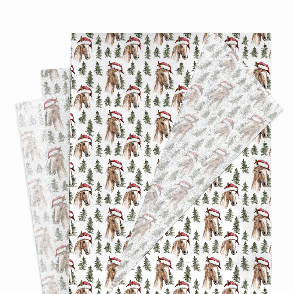 Horse Barn Cheer - Tissue Paper Wrapping Paper – Aspen & Arlo Gift Wrap