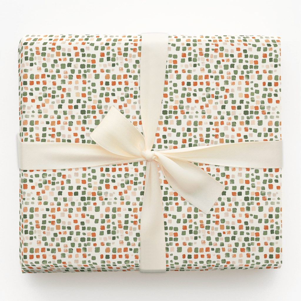 Scattered Checkerboard Wrapping Paper – Aspen & Arlo Gift Wrap