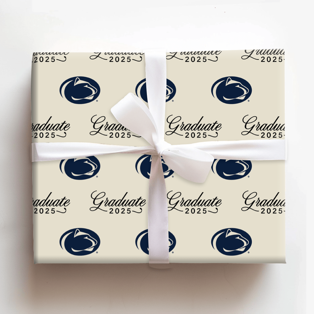 Penn State Graduate Wrapping Paper: Collegiate Gift Wrap for 2025 ...