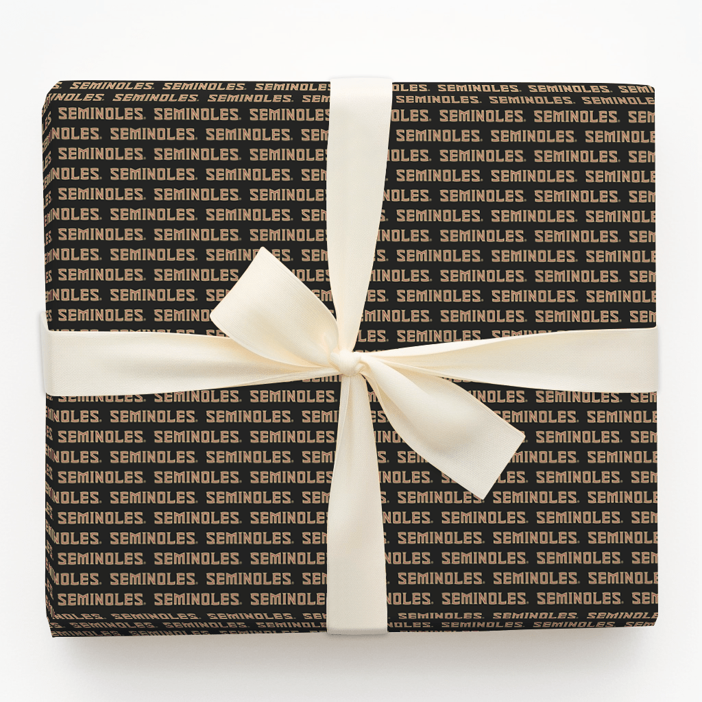 Seminoles Wrapping Paper: Florida State Gift Wrap – Aspen & Arlo