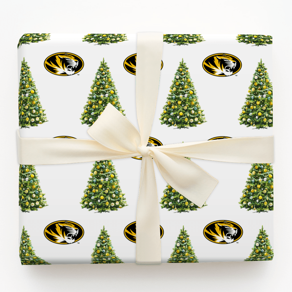 Frost on the Field Fir Wrapping Paper: Missouri SEC Gift Wrap Wrapping ...