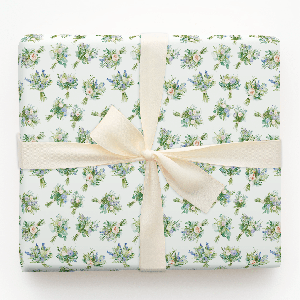 Adeline Joy Wrapping Paper: Floral Wedding Gift Wrap – Aspen & Arlo