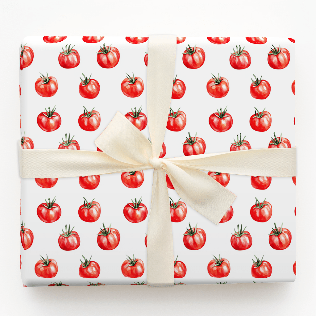 Talk Tomato to Me Wrapping Paper: Vegetable Garden Gift Wrap – Aspen & Arlo