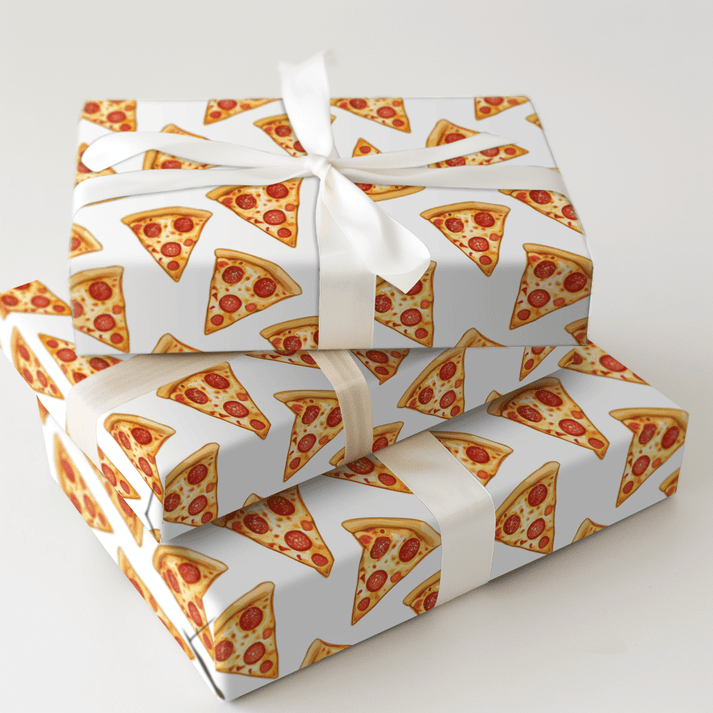 How Many Slices Wrapping Paper: Pizza Gift Wrap – Page 1Wrapping Paper ...