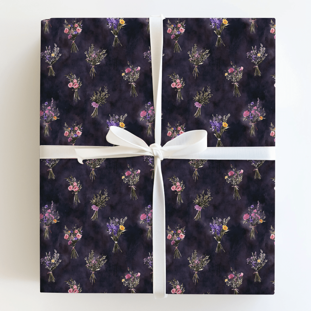 Stardust Satin Wrapping Paper: Floral Bridal Gift Wrap – Page 1Wrapping ...