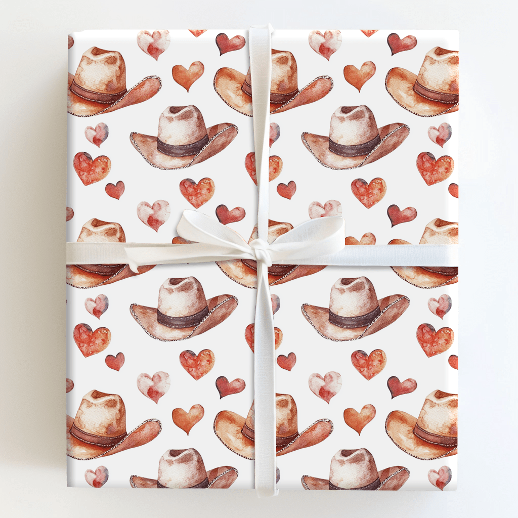 Rustic Romance Wrapping Paper: Valentine’s Day Gift Wrap for Home Decor ...