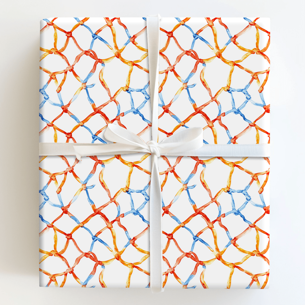 Paint the Key Wrapping Paper: Basketball Game Gift Wrap Wrapping Paper ...