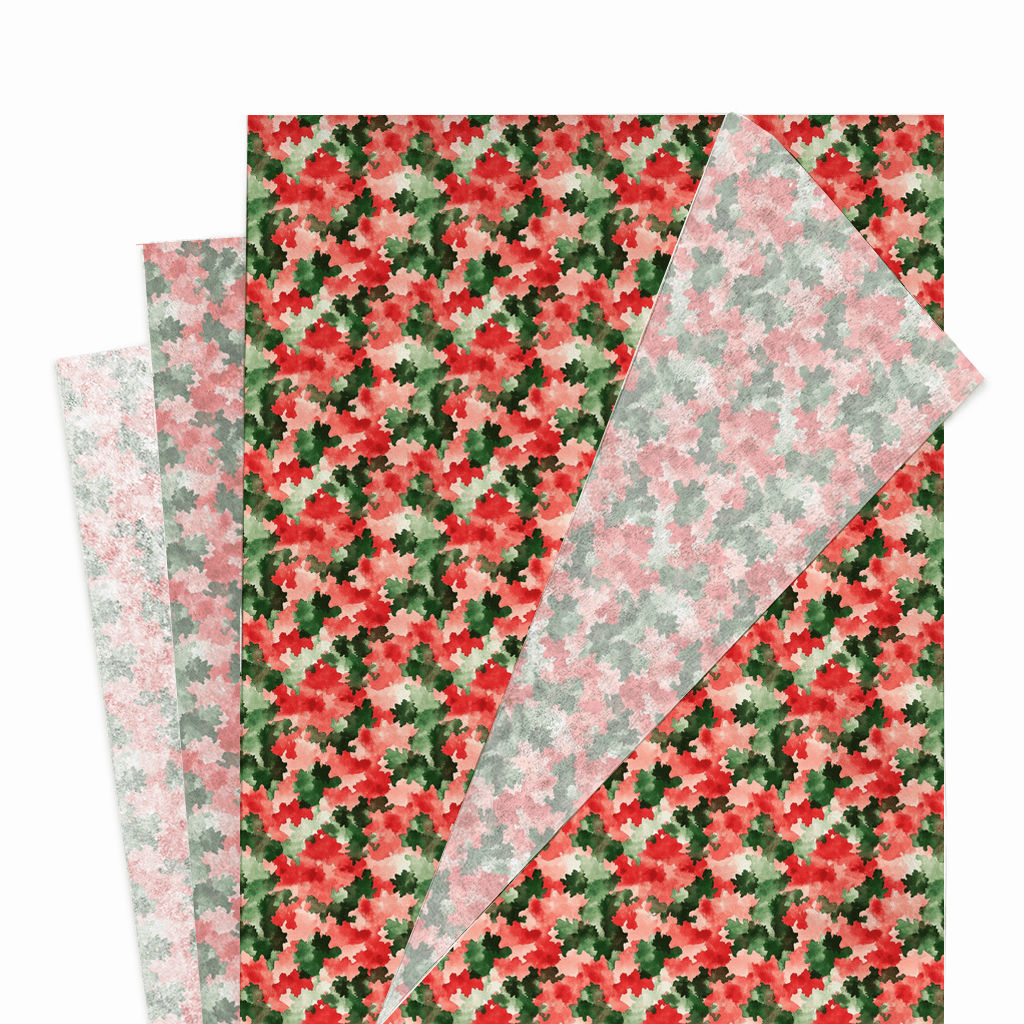 Christmas Camo Tissue Paper Wrapping Paper – Aspen & Arlo Gift Wrap
