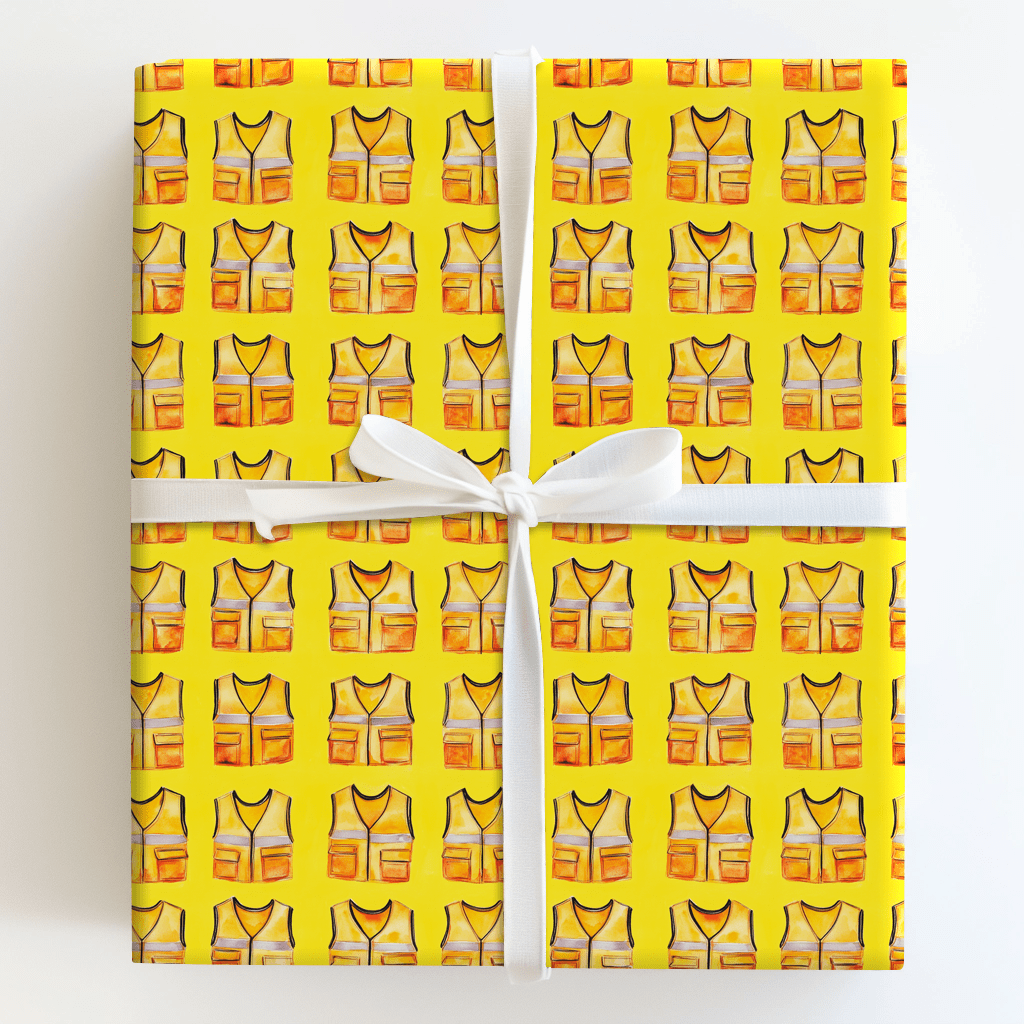 Future Road Ruler Wrapping Paper: Construction Birthday Gift Wrap ...