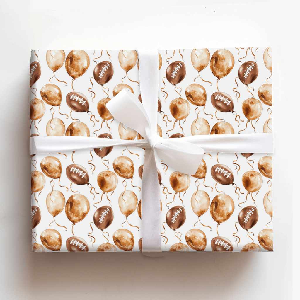 Pro Party Wrapping Paper: Football Team Gift Wrap – Aspen & Arlo
